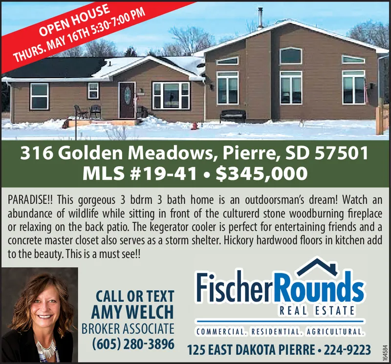 FRIDAY, MAY 10, 2019 Ad - Fischer Rounds Real Estate - Amy Welch ...