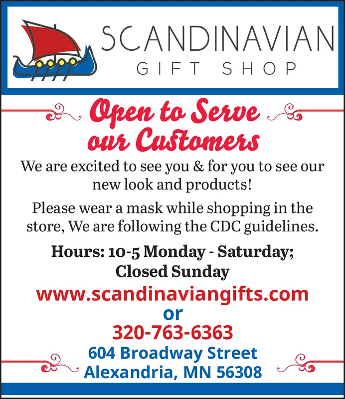 THURSDAY, MAY 21, 2020 Ad - Scandinavian Gift Shop - Echo Press