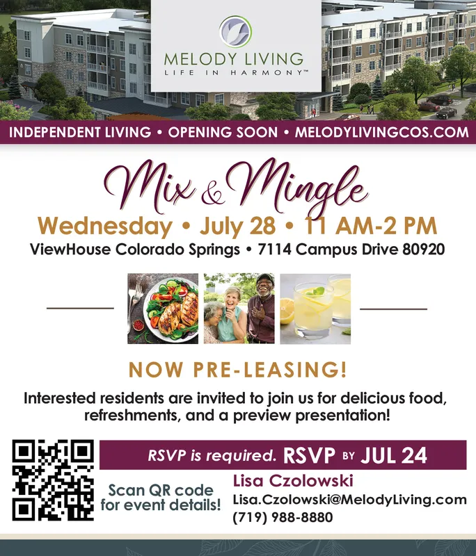THURSDAY, JULY 22, 2021 Ad - Melody Living Colorado Springs - The Gazette