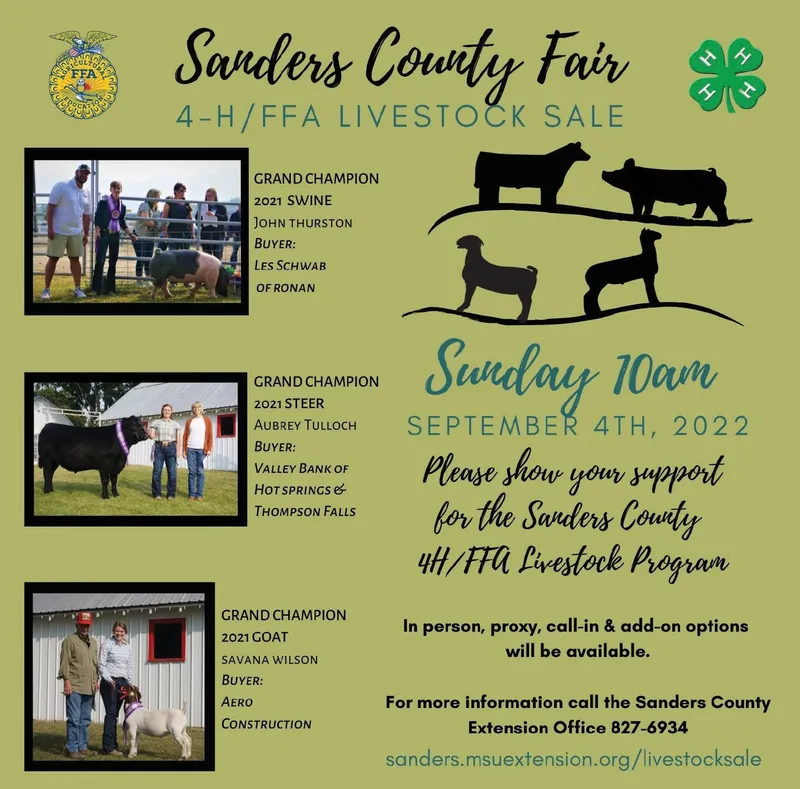 WEDNESDAY, AUGUST 17, 2022 Ad - Sanders County Fair - Valley Press ...