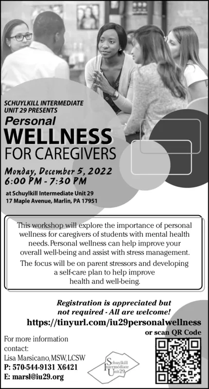 WEDNESDAY, NOVEMBER 30, 2022 Ad - Schuylkill Intermediate Unit 29 - The ...