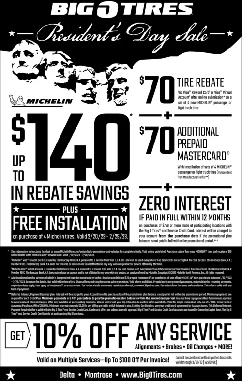 TUESDAY, FEBRUARY 14, 2023 Ad - Big O Tires - Montrose - Montrose Daily Press
