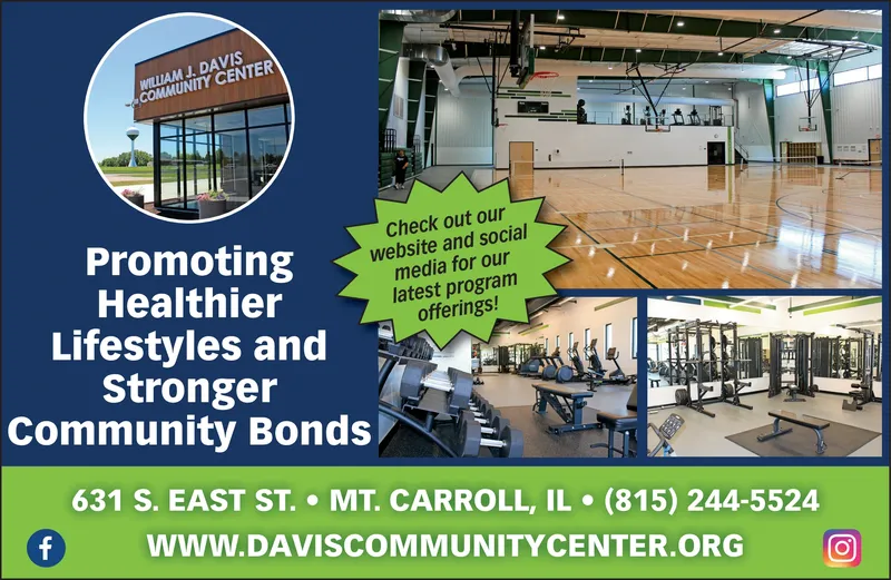 MONDAY, AUGUST 19, 2024 Ad - Davis Community Center - Sauk Valley Media