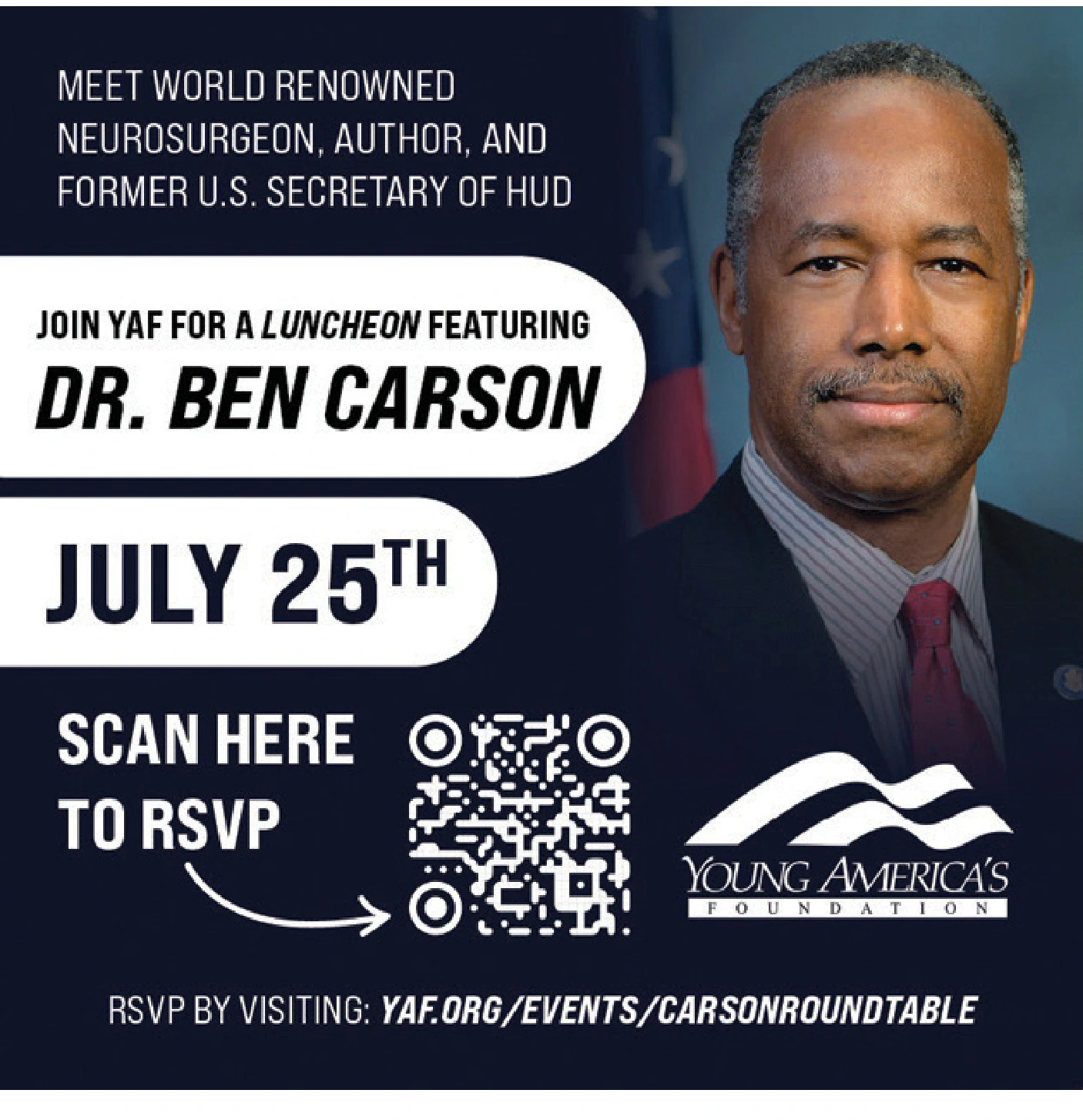 WEDNESDAY, JUNE 25, 2025 Ad - Young America's Foundation - Reagan Boyhood Home Roundtable - Sauk ...